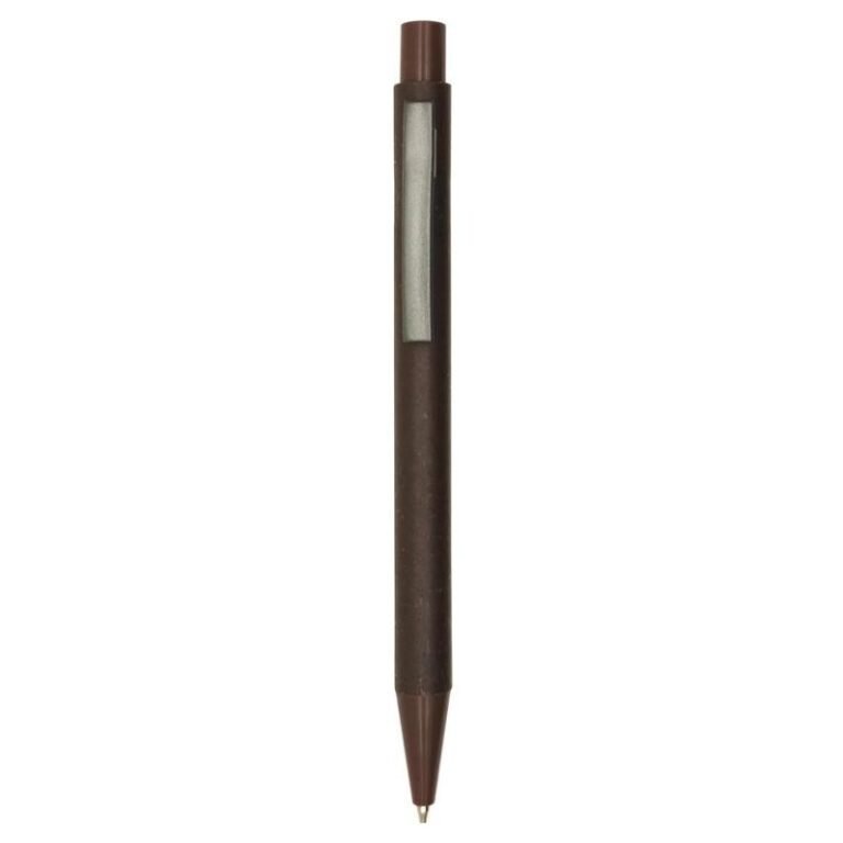 DEBAR – Coffee Grounds Ball Point Pen – Natural – Bright Colors Stationery